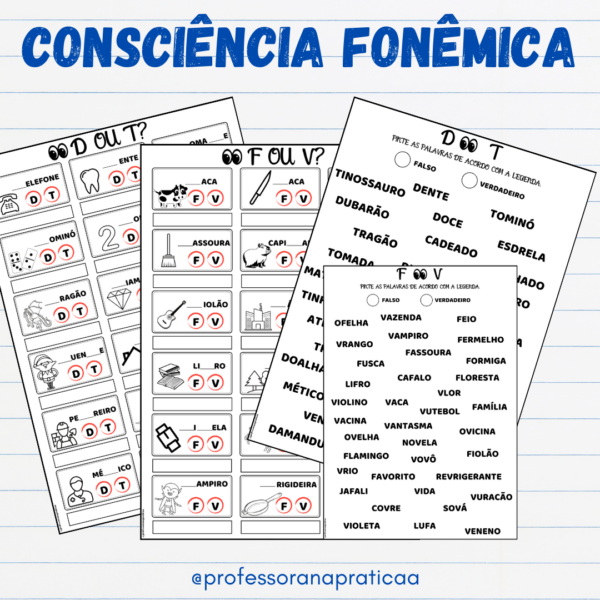 Consciência Fonêmica - Troca de fonemas - Patrícia da Silva ...