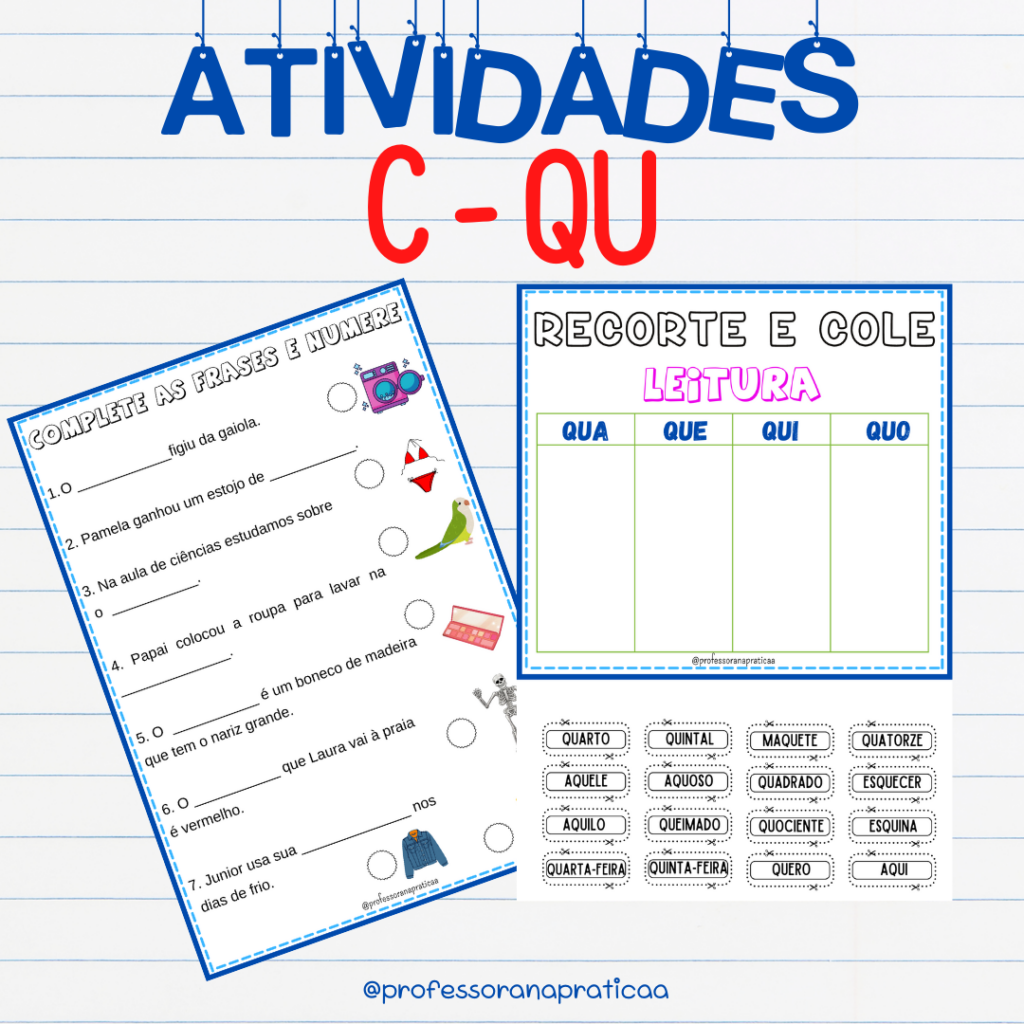 Atividades C - QU - Patrícia da Silva - Professora na pratica