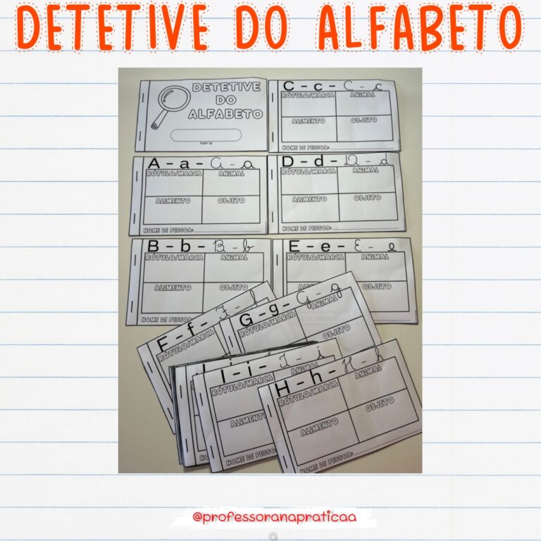 Detetive do Alfabeto - Patrícia da Silva - Professora na pratica