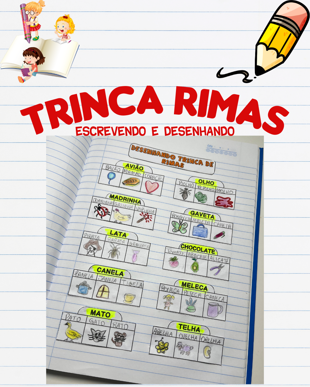 Trinca rimas - Patrícia da Silva - Professora na pratica