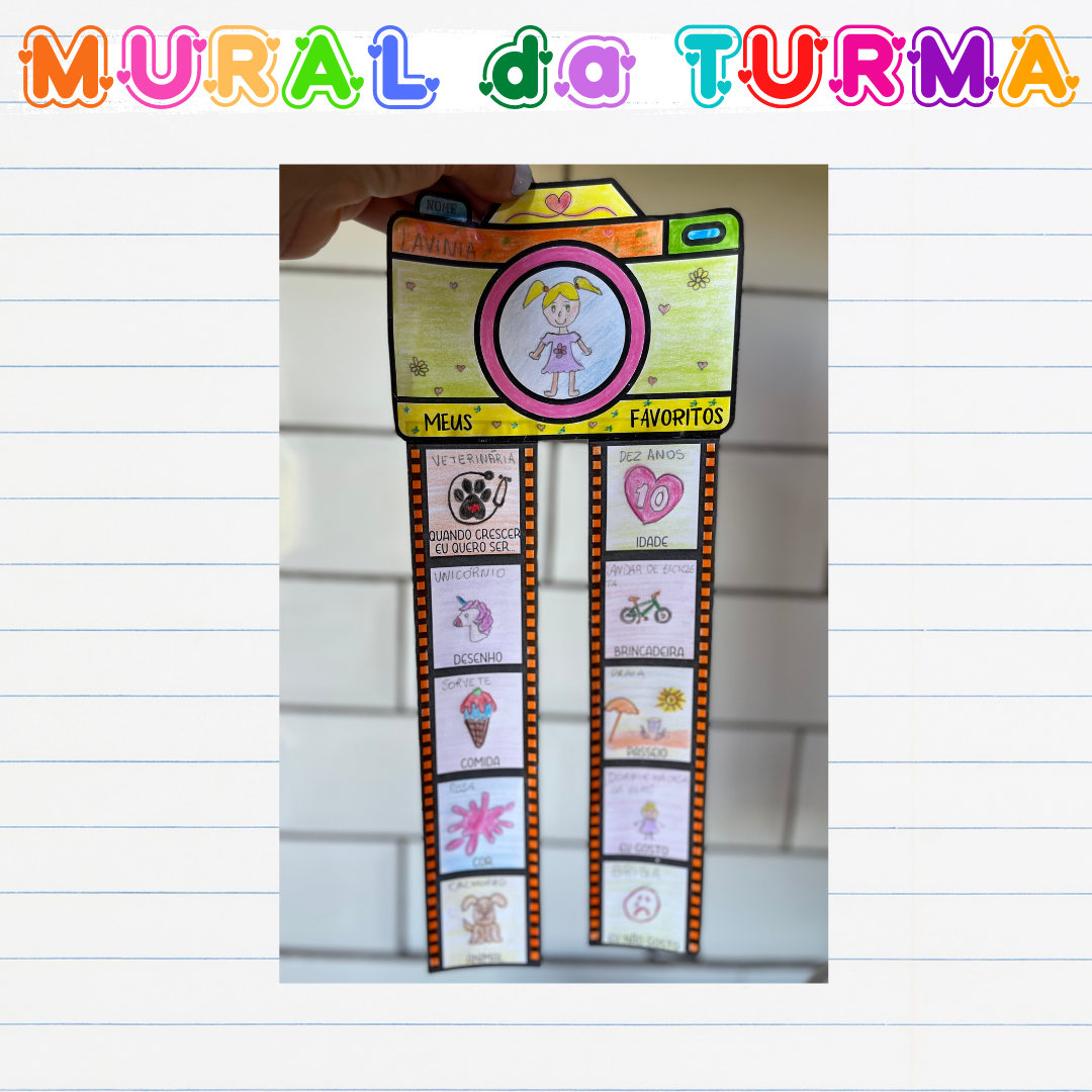 Mural da turma - Patrícia da Silva - Professora na pratica