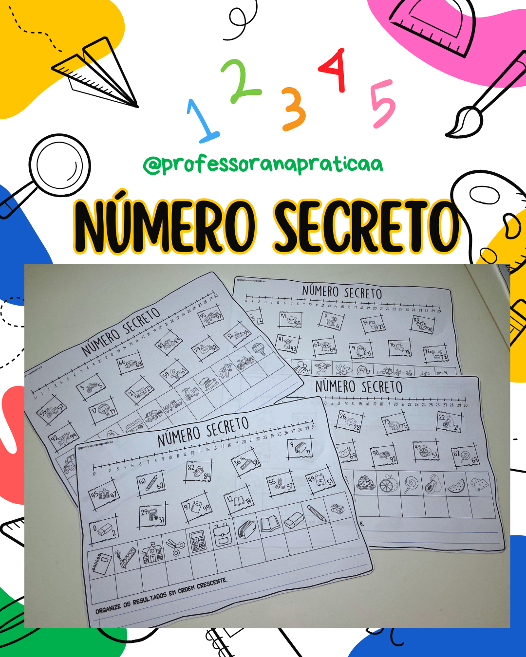 Número Secreto - Patrícia da Silva - Professora na pratica